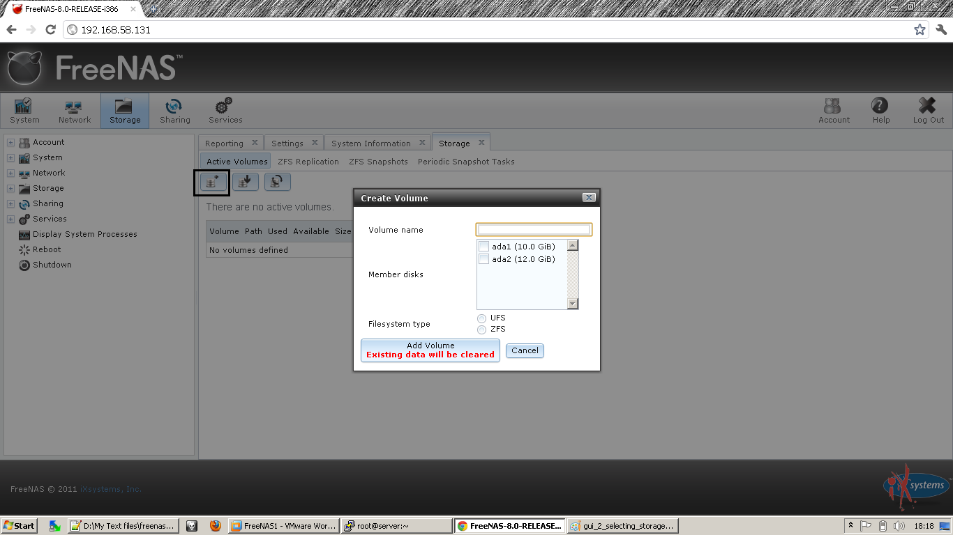 All In One IT Solutions: How to install and configure FreeNAS storage system