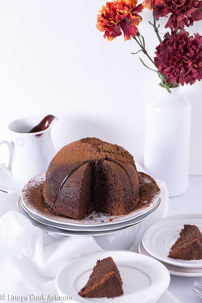 Steamed Chocolate Pudding ~ Lincys Cook Art