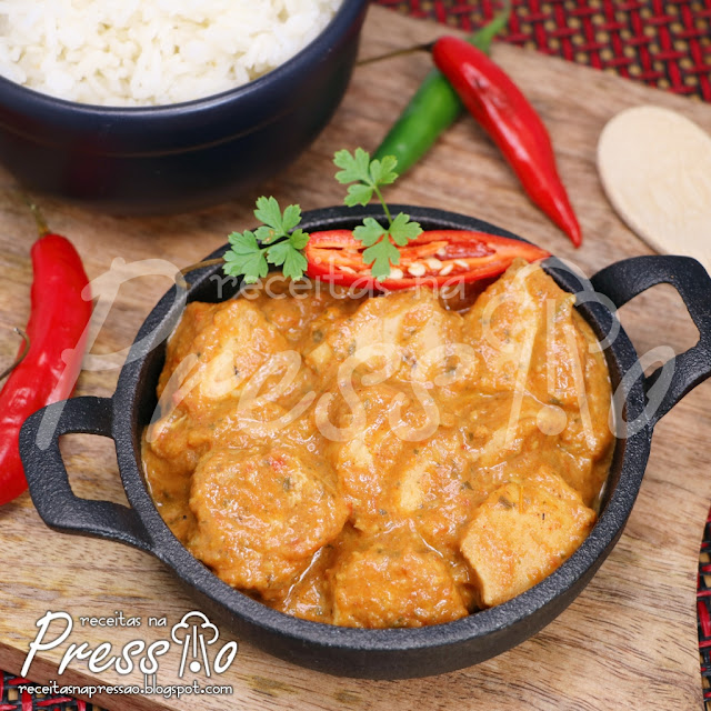 Frango Tikka Masala na Pressão (Curry Indiano) | Receitas na Pressão