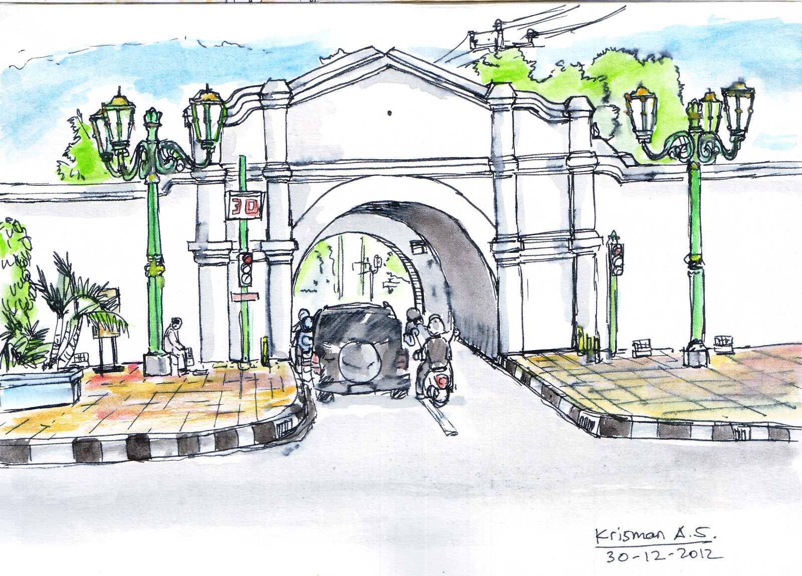 Live Sketching & Drawing: December 2012