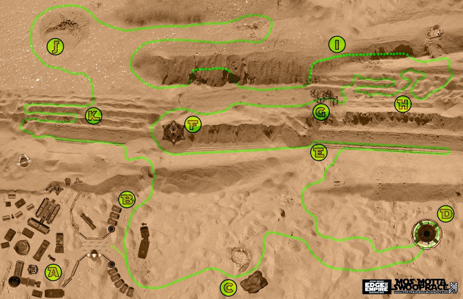 Tor Traumann: Swoop Race: Encuentro Modular para Star Wars Al Filo del ...