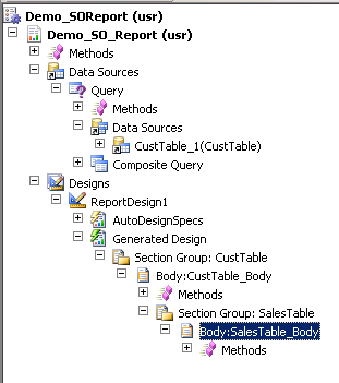 Microsoft Dynamics Ax: Create MorphX Report in Ax