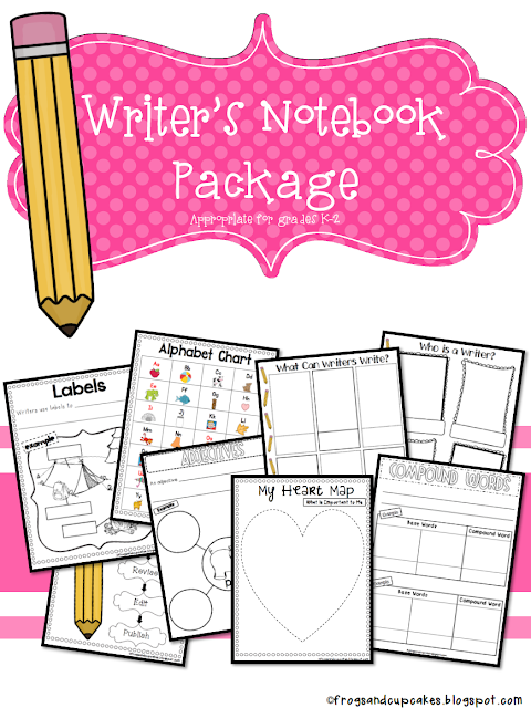 Tales of Frogs and Cupcakes: Writer's Notebook Package COMPLETE ...