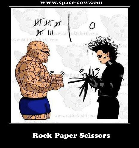 Sarcasms: The Best of Rock Paper Scissors... Hilarious!