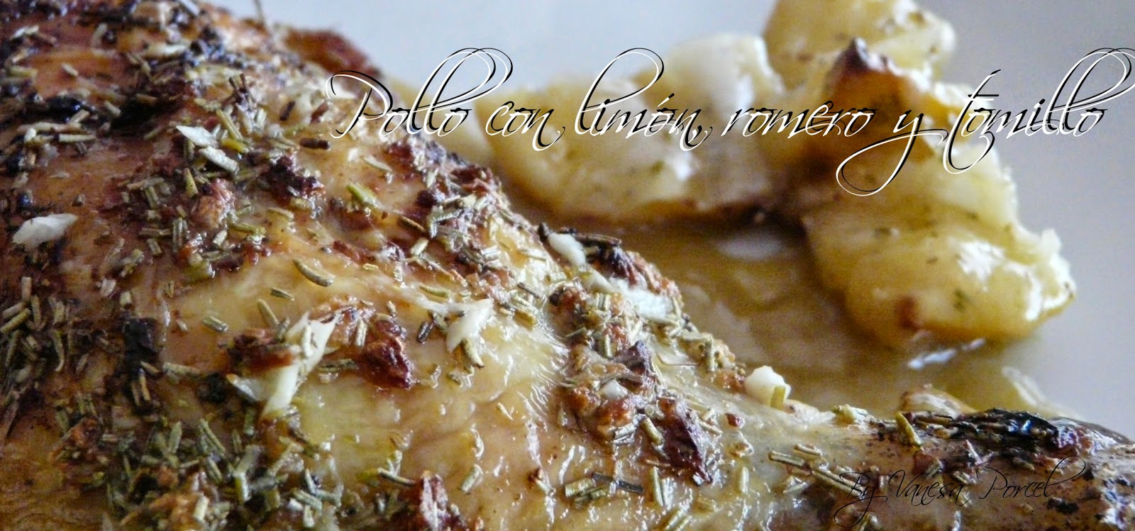 Mmmmm... Me gusta comer: POLLO AL HORNO CON LIMÓN, ROMERO Y TOMILLO