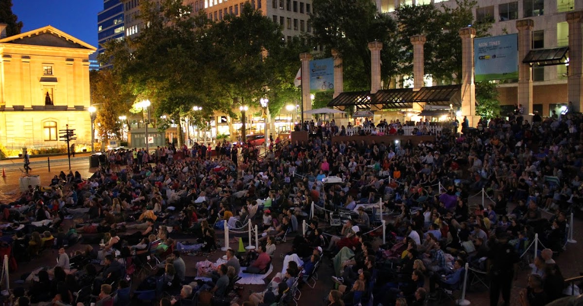 divagando, divagando...: Cine al aire libre en Portland (WC8)