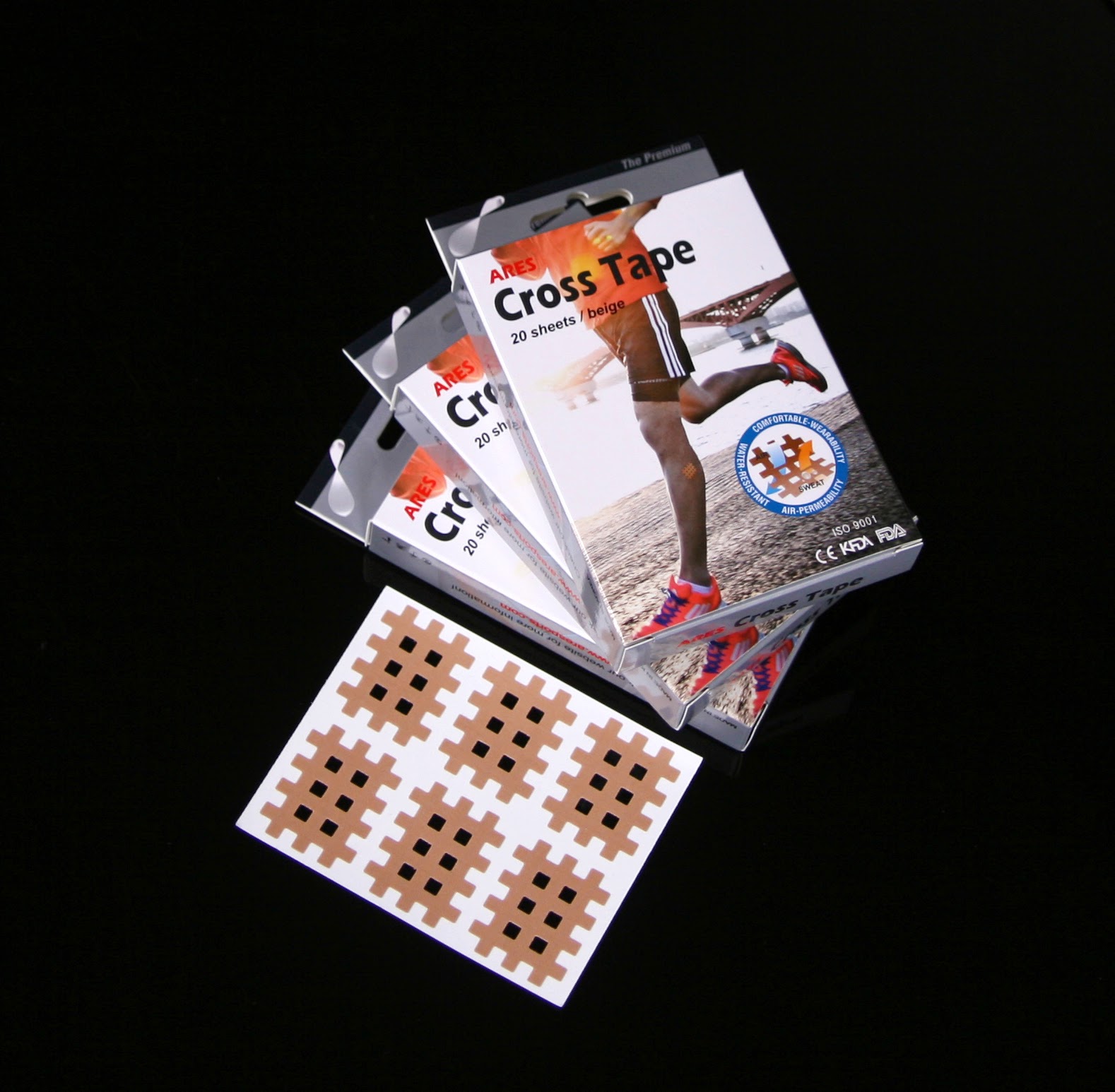 ARES Kinesiology Tape: ARES CROSS TAPE NOW AVAILABLE!!