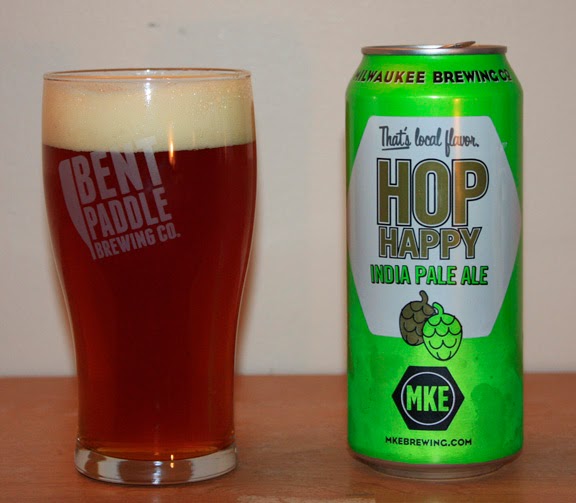 Nick's Beer Blog: Milwaukee Brewing Hop Happy IPA Review