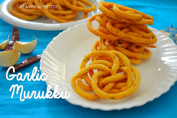 Garlic Murukku Recipe / How to make Garlic Murukku? / Diwali Snacks Recipes