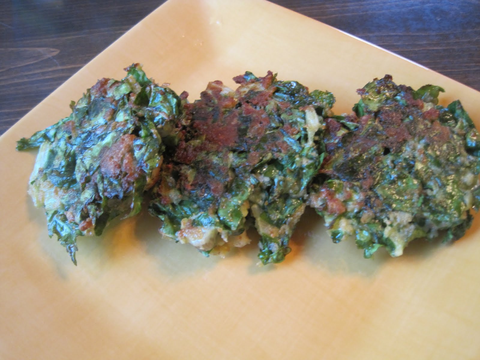 the mixed stew: Monday’s Bread Bowl: Swiss Chard Patties