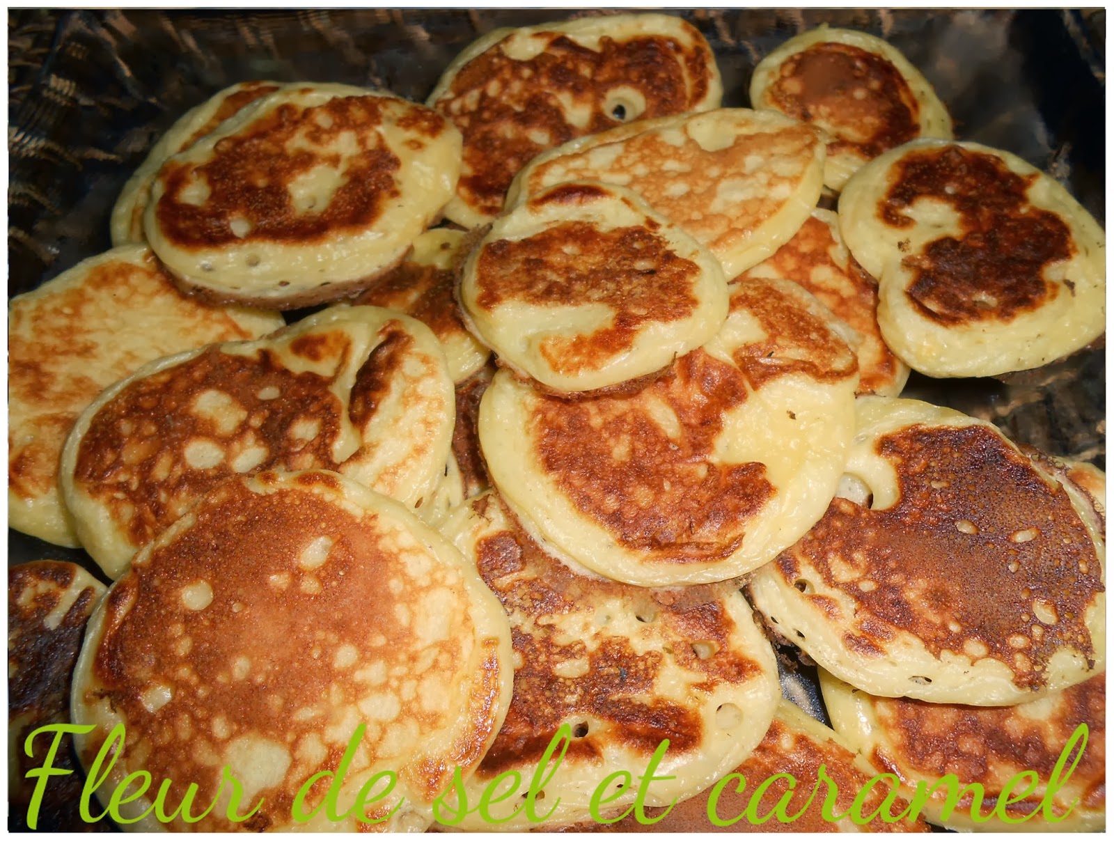 Fleur de sel et Caramel: Mini-blinis maison