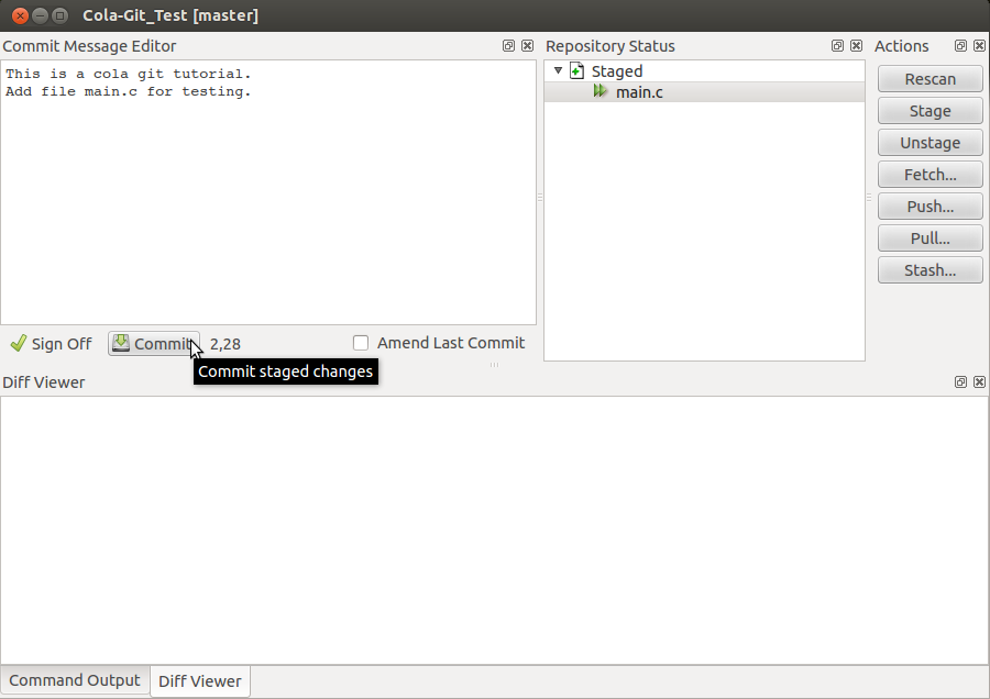 圖解 Git 版本控制: Cola Git GUI (1)