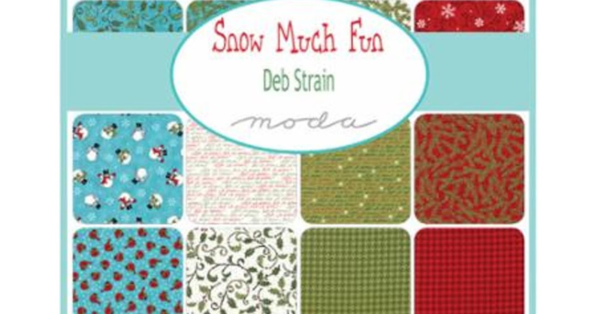 Crazy Quilt Girl Fabric Shop: Moda Snow Much Fun Fabric