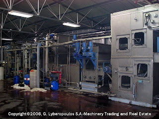 Used textile machinery dealers: continuous washing range SANTEX, model ...