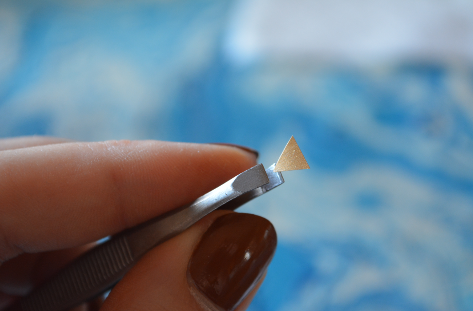 The Closet Historian: Easy Art Deco Nails with Scotch Tape