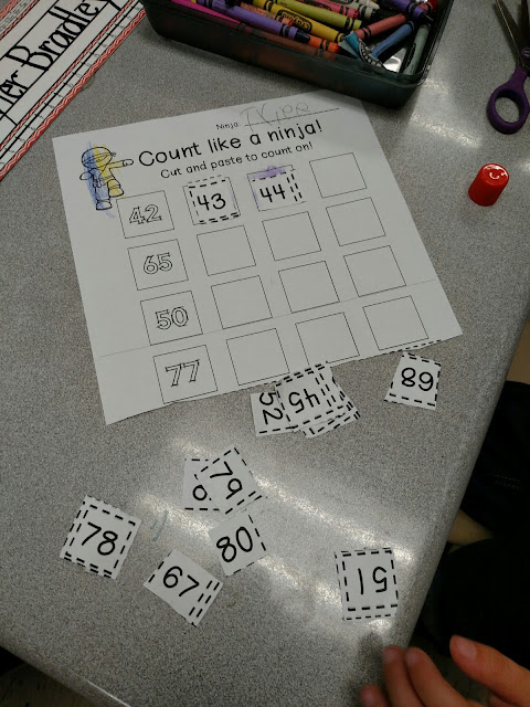 Stomping Through First: Number Grid Ninjas!!