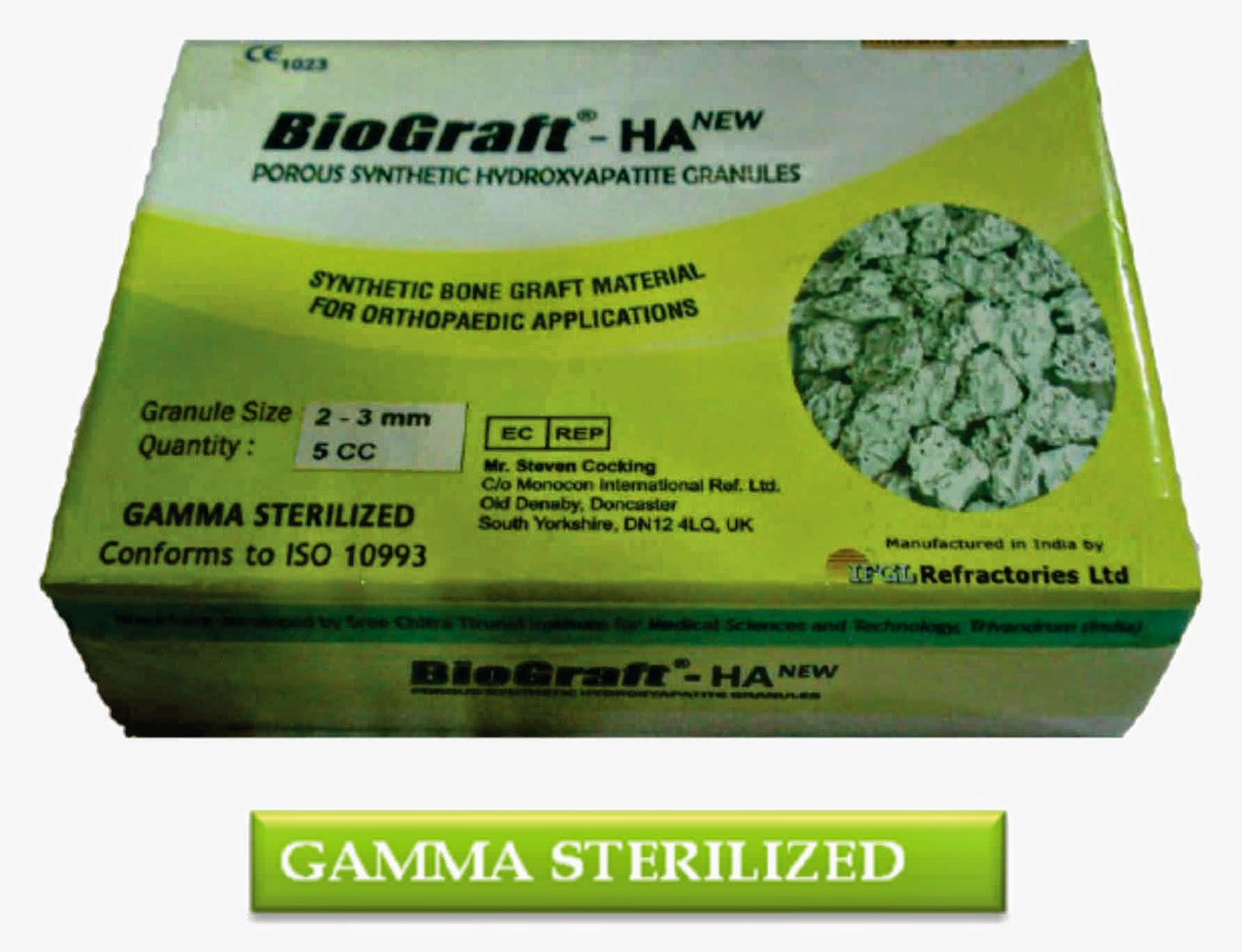 MEDIASHINE: Synthetic Bone Graft: BioGraft® HA New Granules / Preforms ...