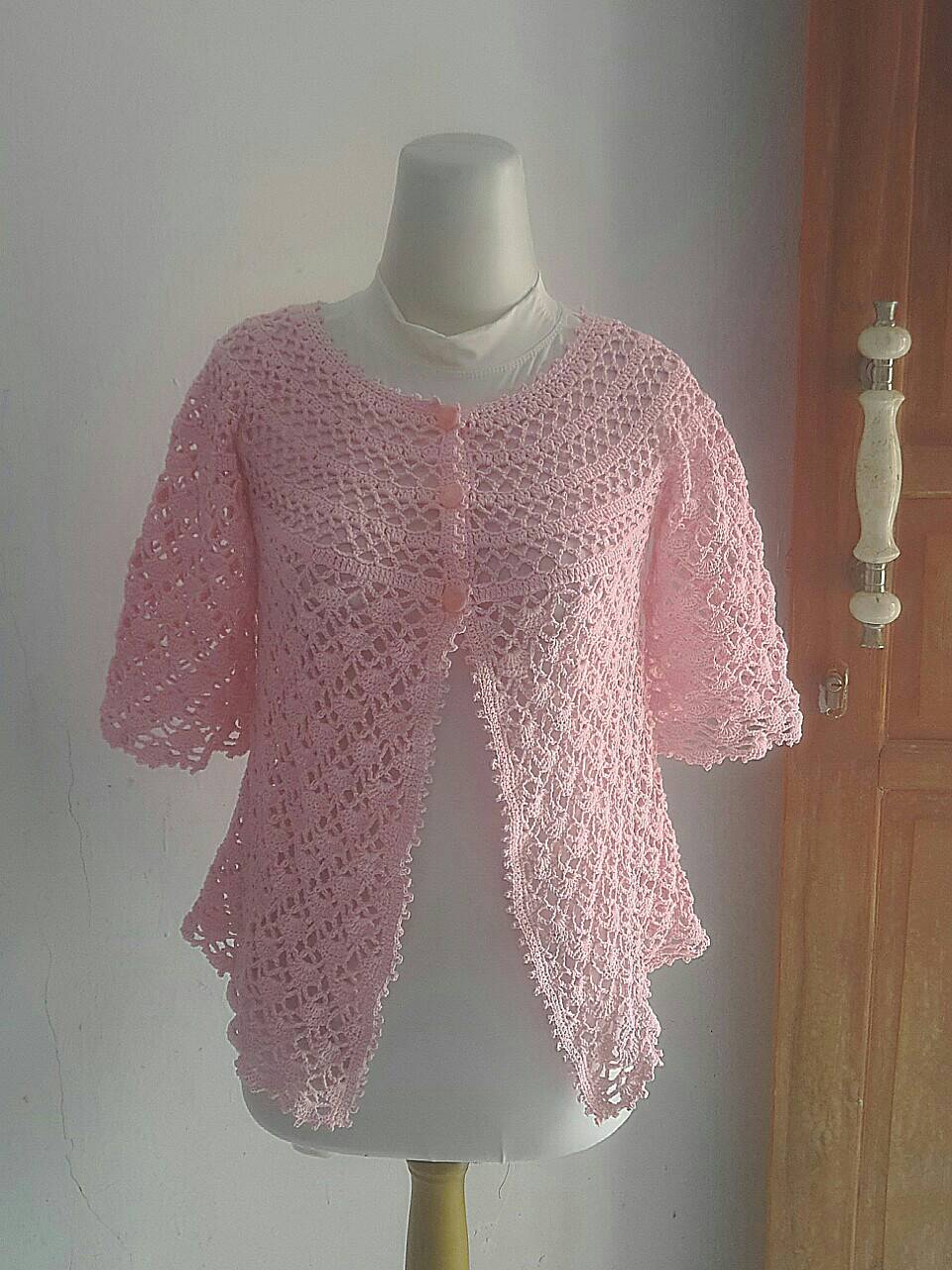 Cardigan Rajut Wanita Yang Stylish Untuk Hari Raya