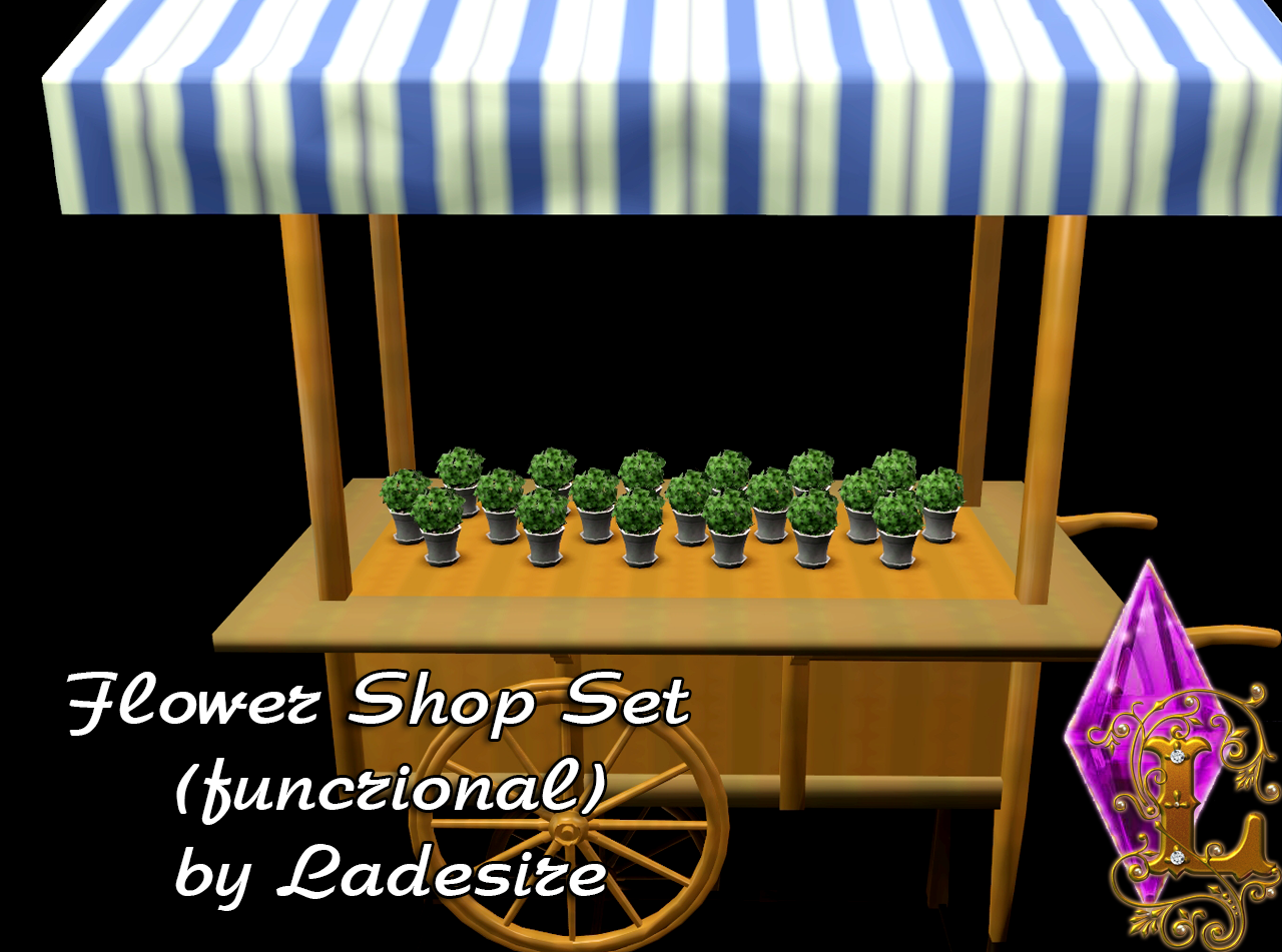 Ladesire's creative corner): Flower Shop Set (functional) by Ladesire