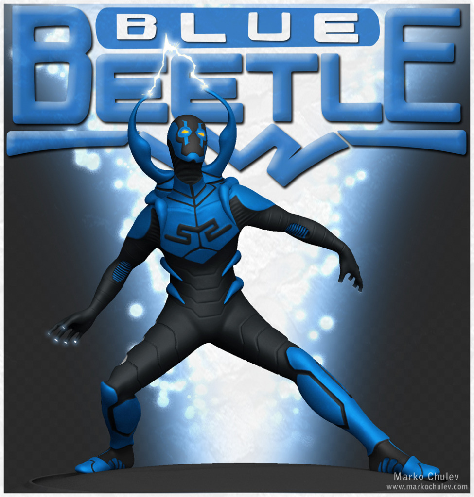 BLUE BEETLE - Free Superhero Wallpaper