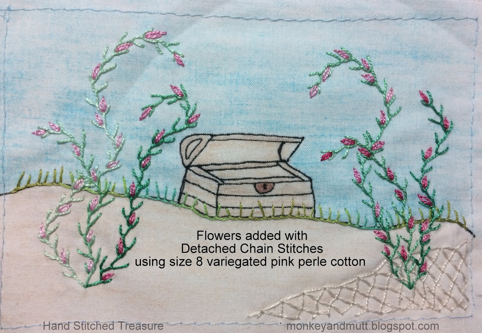 Hand Stitched Treasure: Treasure Chest Tutorial Part 5: Embellishment