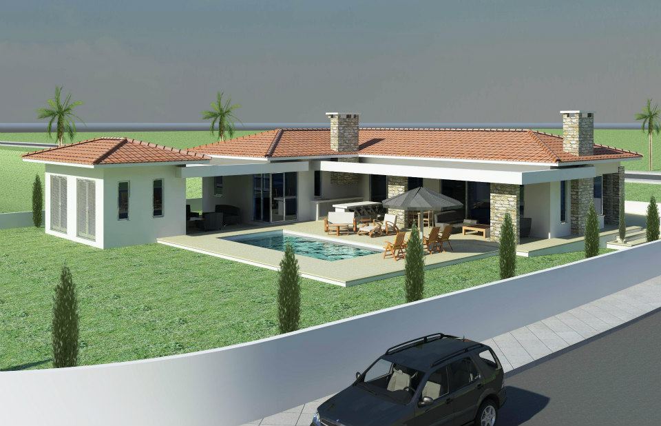 Modern beautiful home design idea.