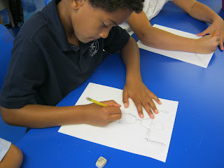 Mrs. Levine's Art Room : THIRD GRADE . . . Drawing a figure in motion