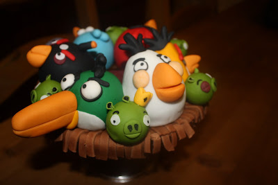 SloppyJoe Baking: Angry Birds Individual Cakes!
