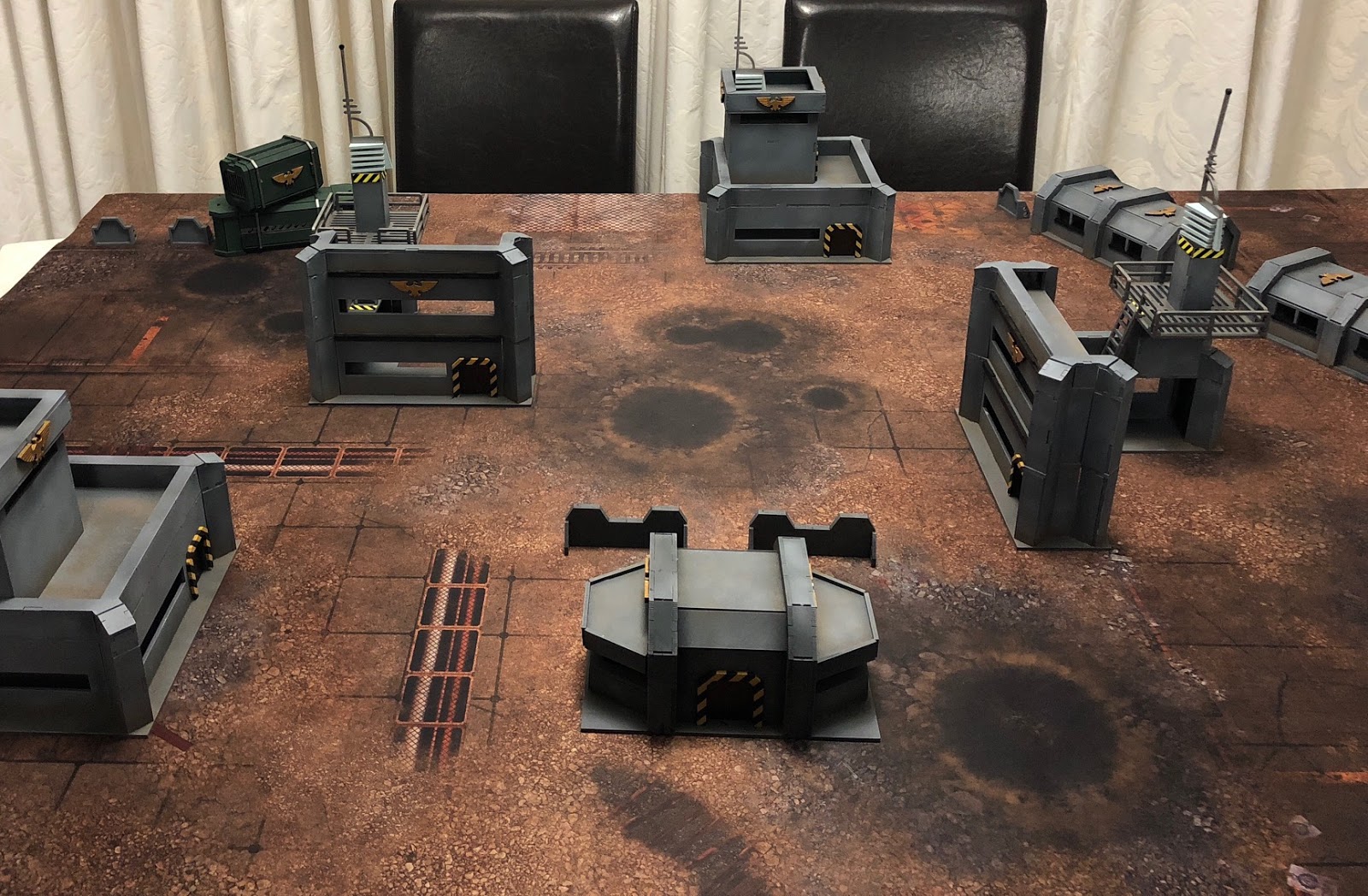 Fields of Blood: 40k - ITC Field Base Terrain Finished
