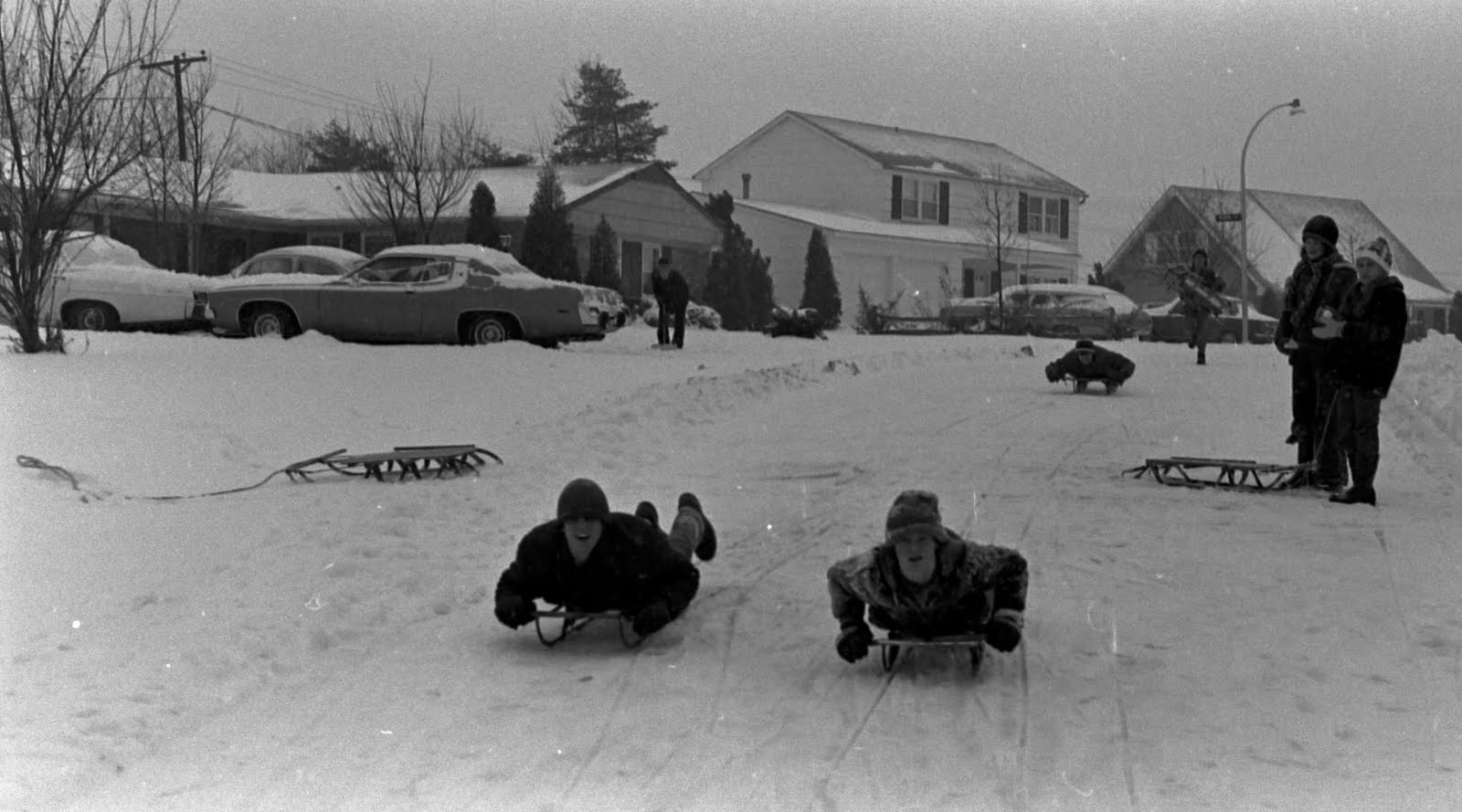 Bowie Living: Snowstorm in Bowie, January or February, 1974