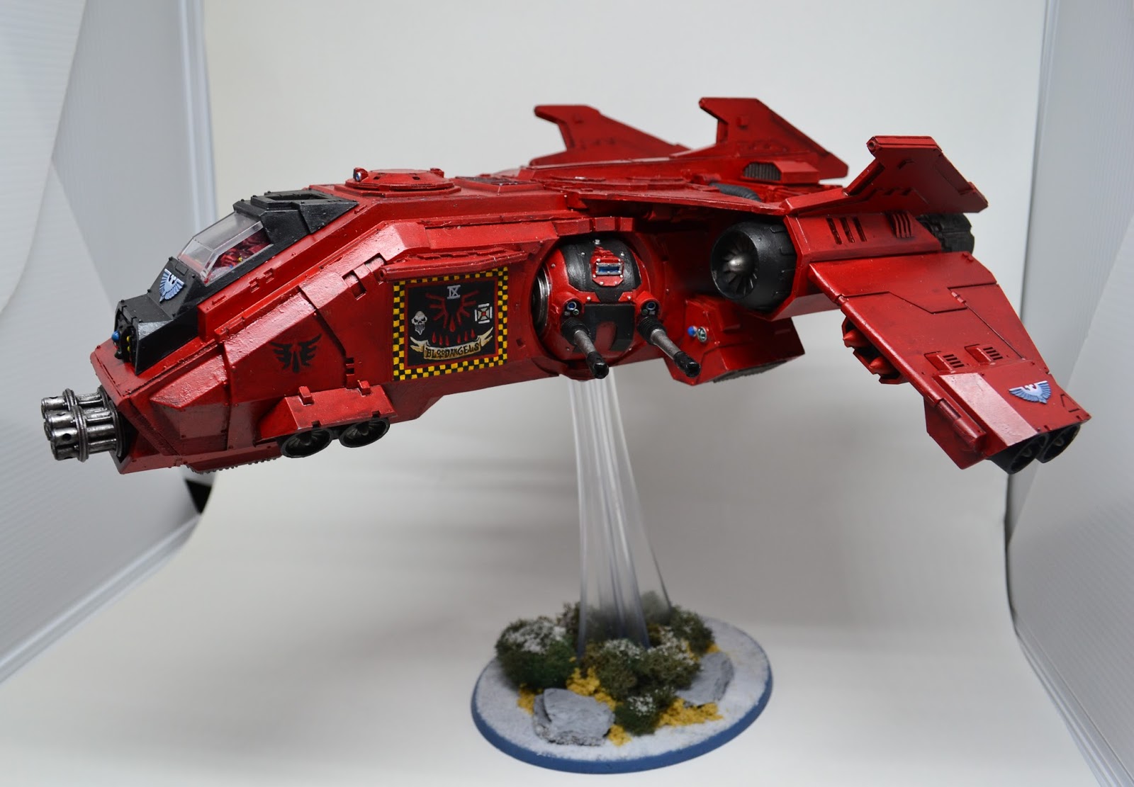 Sepulchre of Heroes: Showcase: Blood Angels Fire Raptor (with Freehand ...