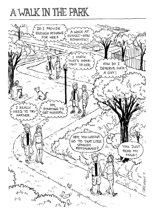 Paul Hoppe Illustration News: Good Communication Is A Walk in The Park