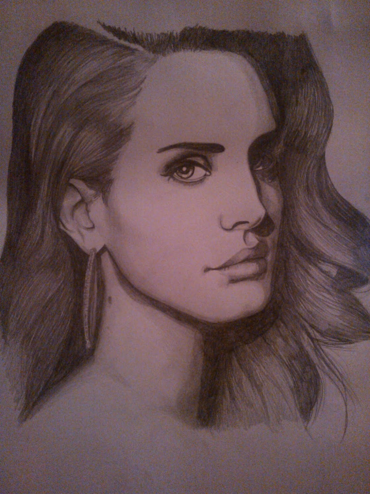 Musaenfuga: PROCESO DEL DIBUJO DE LANA DEL REY