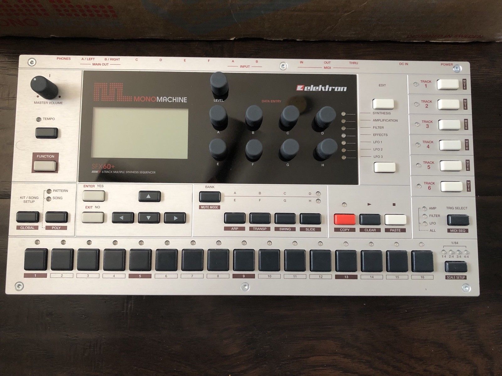 MATRIXSYNTH: Elektron Monomachine SFX60+ Plus MKII Synthesizer - 2016 ...