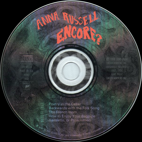 Vintage Stand-up Comedy: Anna Russell - Encore 1998