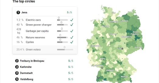 Maps Mania: How Green is Your City