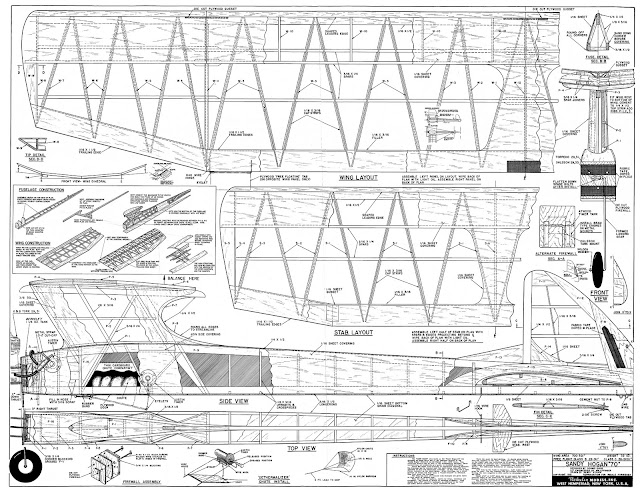 Volar Libremente - Free Flight Models Airplanes: SANDY HOGAN 70" de ...