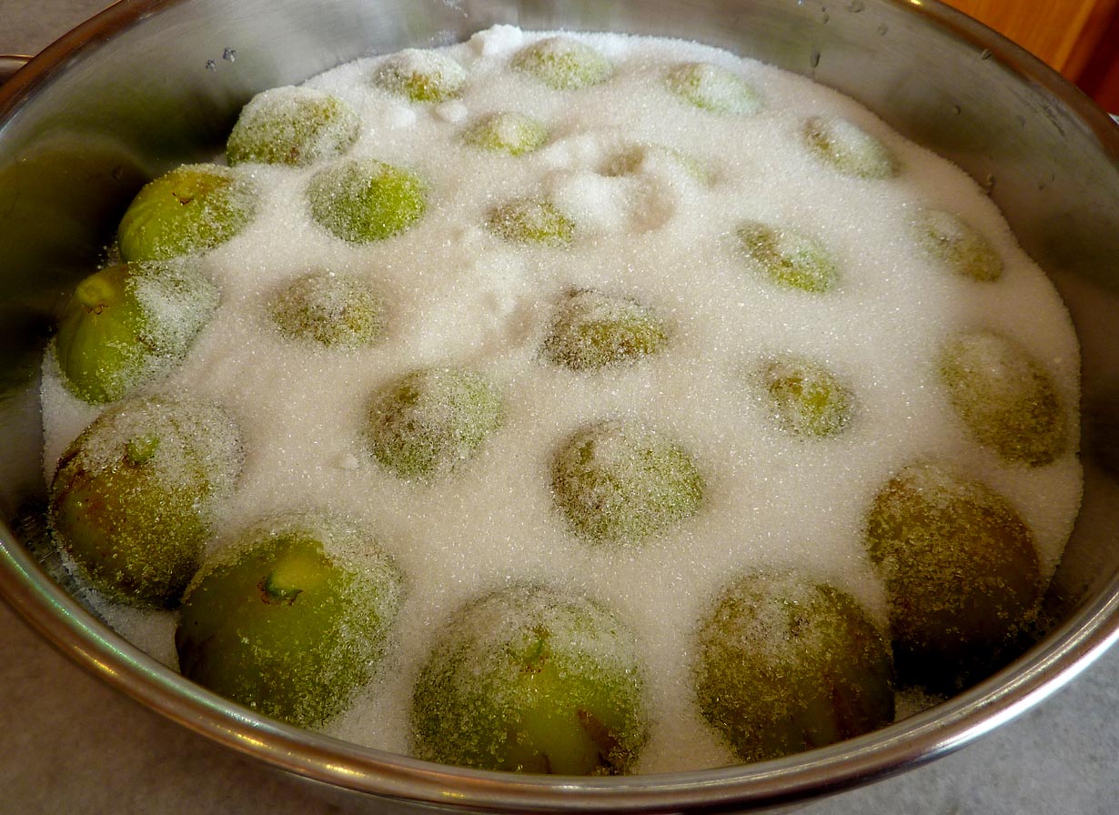 Living the life in Saint-Aignan: Figues confites au sucre