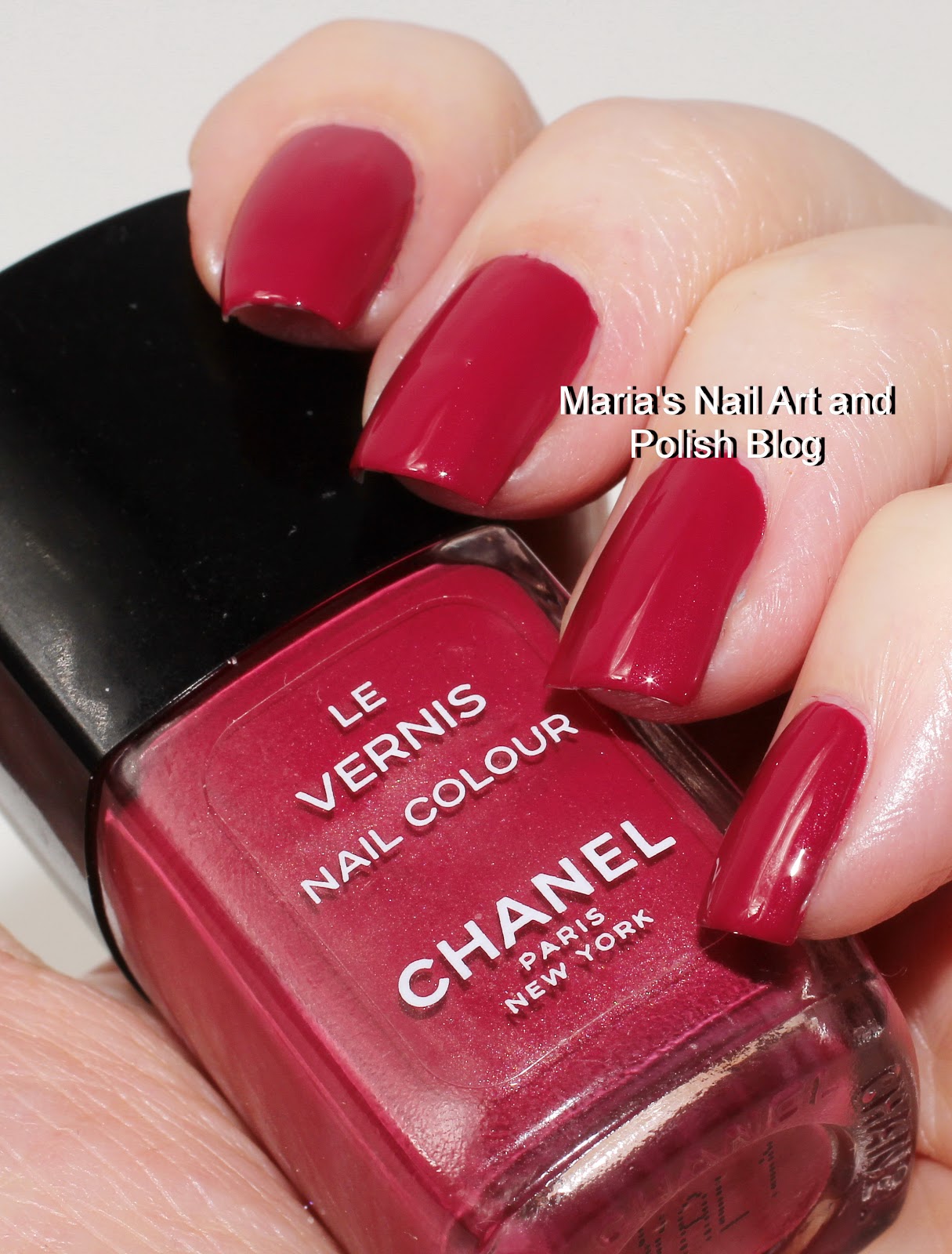 Marias Nail Art and Polish Blog: Chanel Rouge Envoutant - Berry 55 swatches