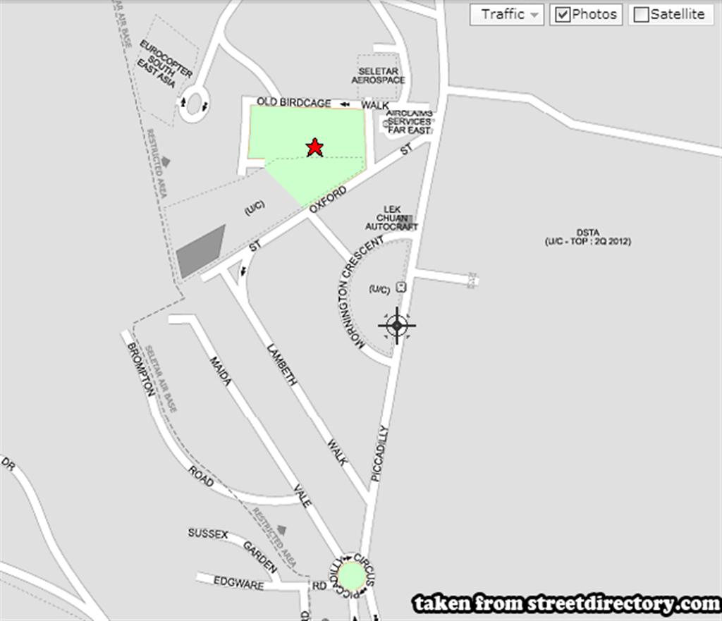 Entree Kibbles: Houses along Old Birdcage Walk (Seletar Airport)