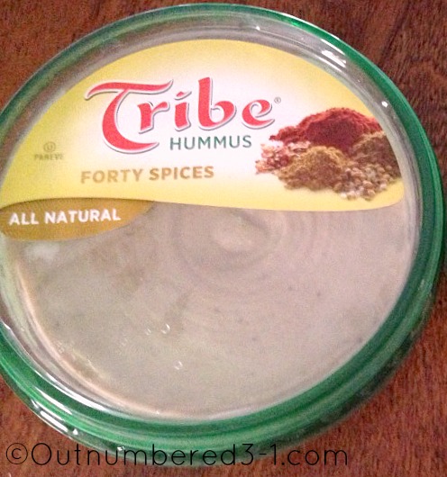 Forty Spices Hummus from Tribe Hummus Review - Outnumbered 3 to 1