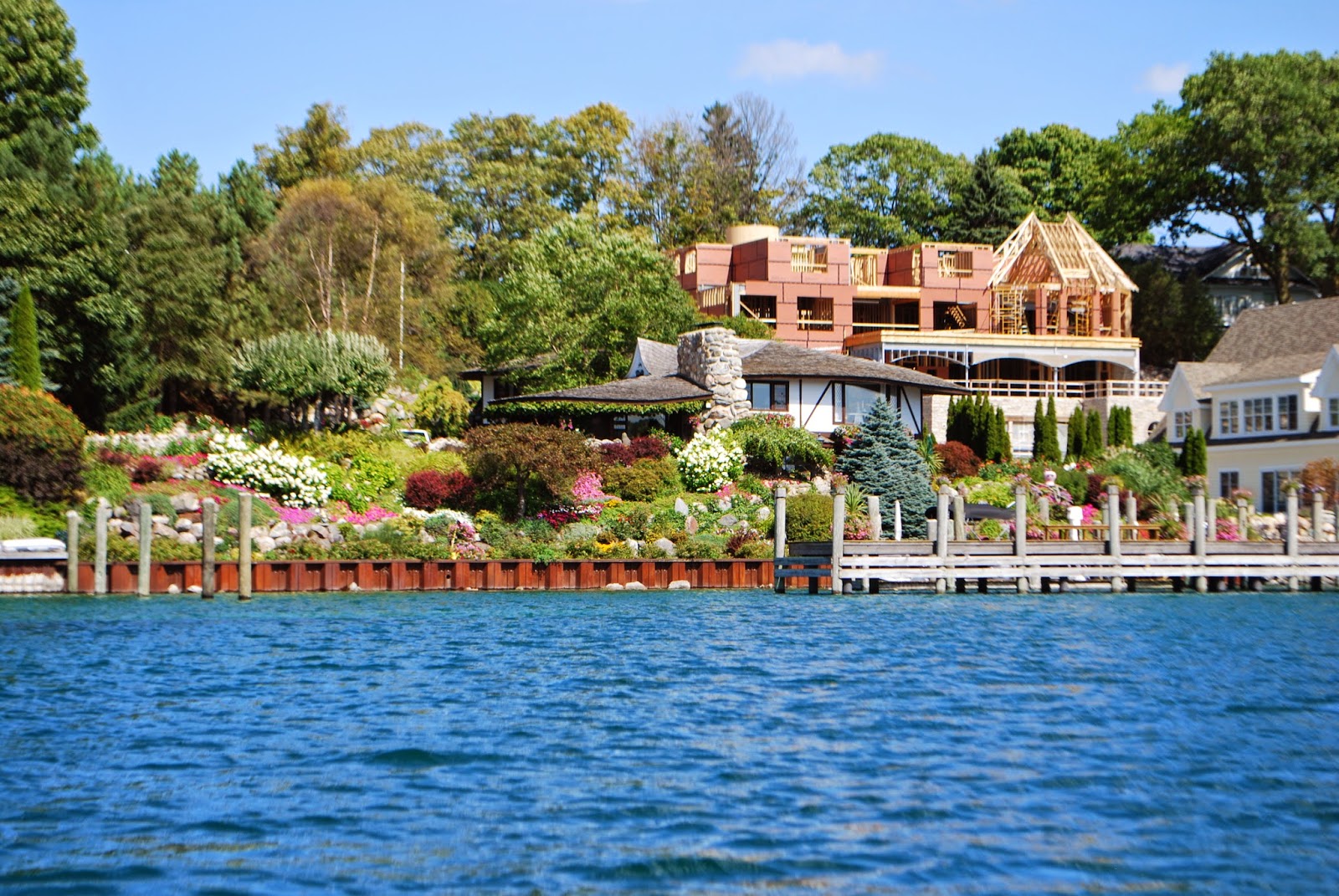 M/V Serenity: Waiting (safely) out the weather in Charlevoix, MI.