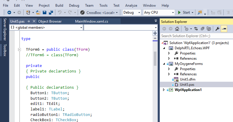 Dmitry's personal site: Delphi and C# integration
