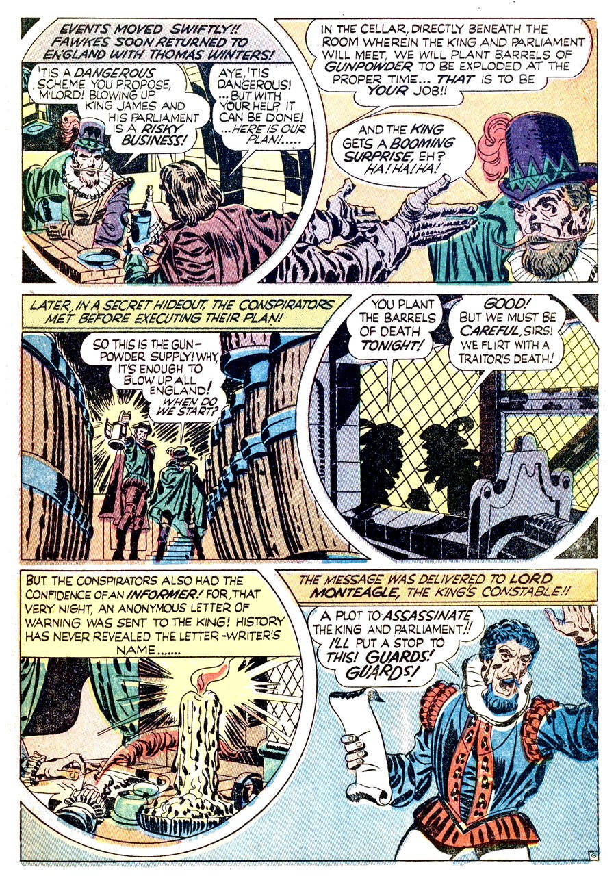 Pappy's Golden Age Comics Blogzine: Number 2301: The Gunpowder Plot