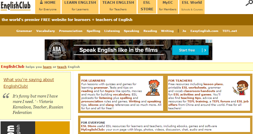 Technology-enhanced Language Teaching and Learning: Website Evaluation ...