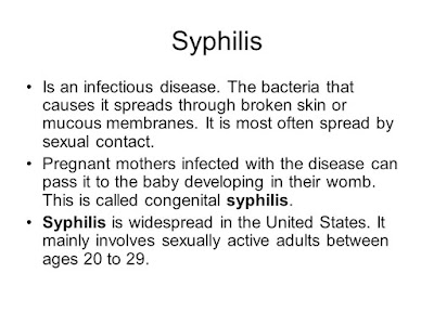 Syphilis - Sexually transmitted diseases