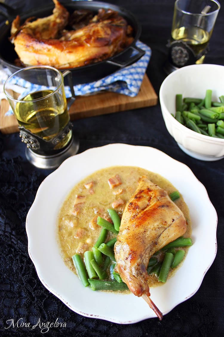 Angellove's Cooking: Заек с горчица (LAPIN À LA MOUTARDE) в Крок Пот ...