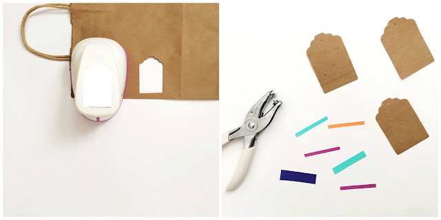 Ray & A: DIY: KRAFT PAPER BAG GIFT TAGS