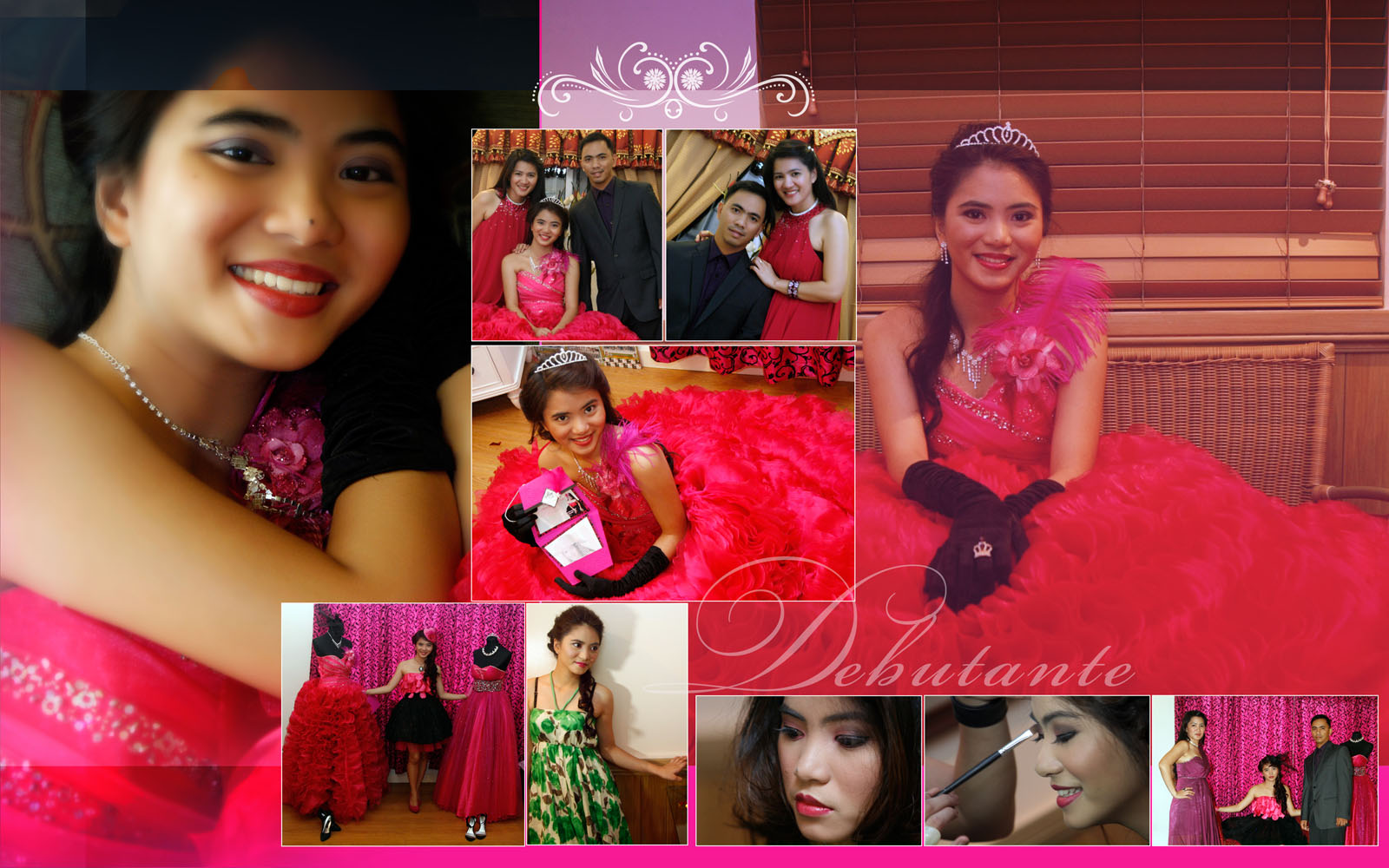 the funshots photography: Mica Debut album layout