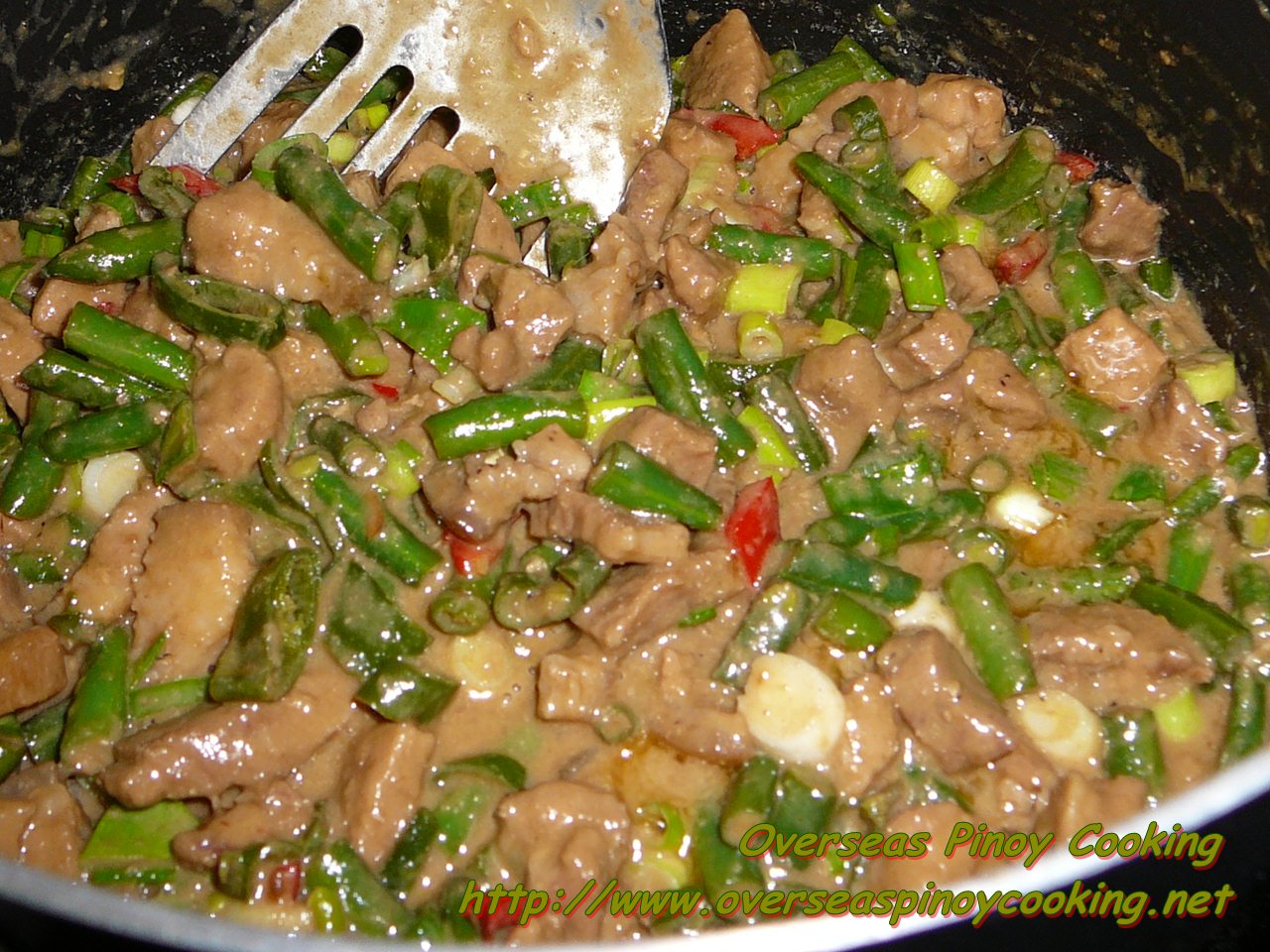 Creamy Bicol Express with Green Beans